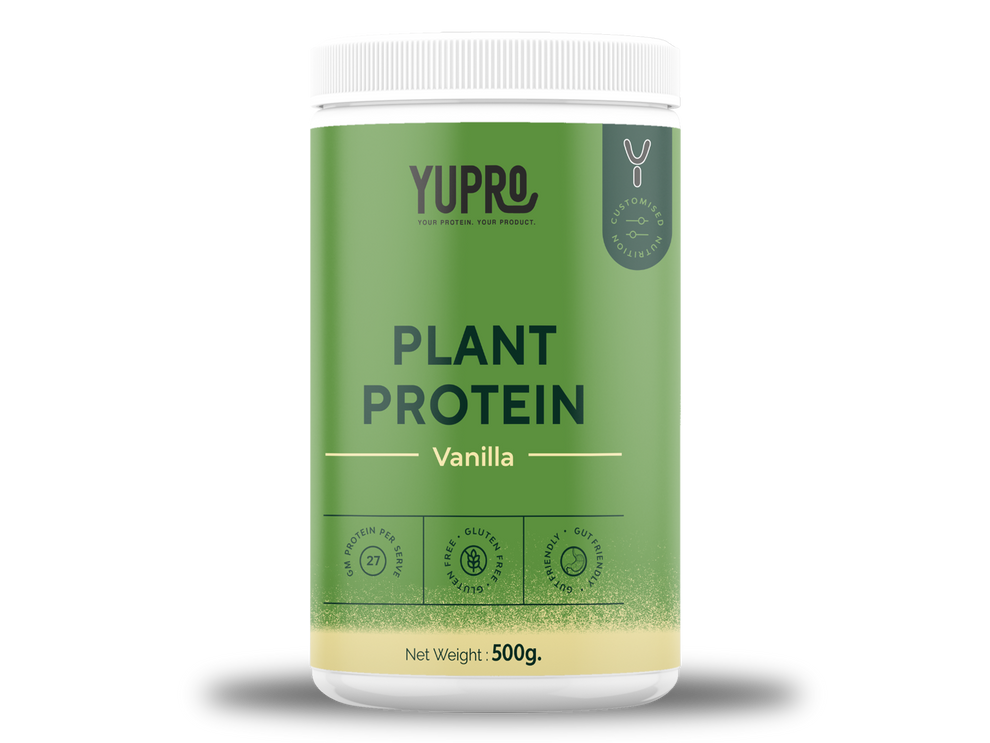 Vanilla Plant Protein Powder_500g – www.pepperhealth.in